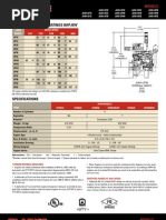 Clarke JU6H Specification Sheet | PDF | Horsepower | Engines