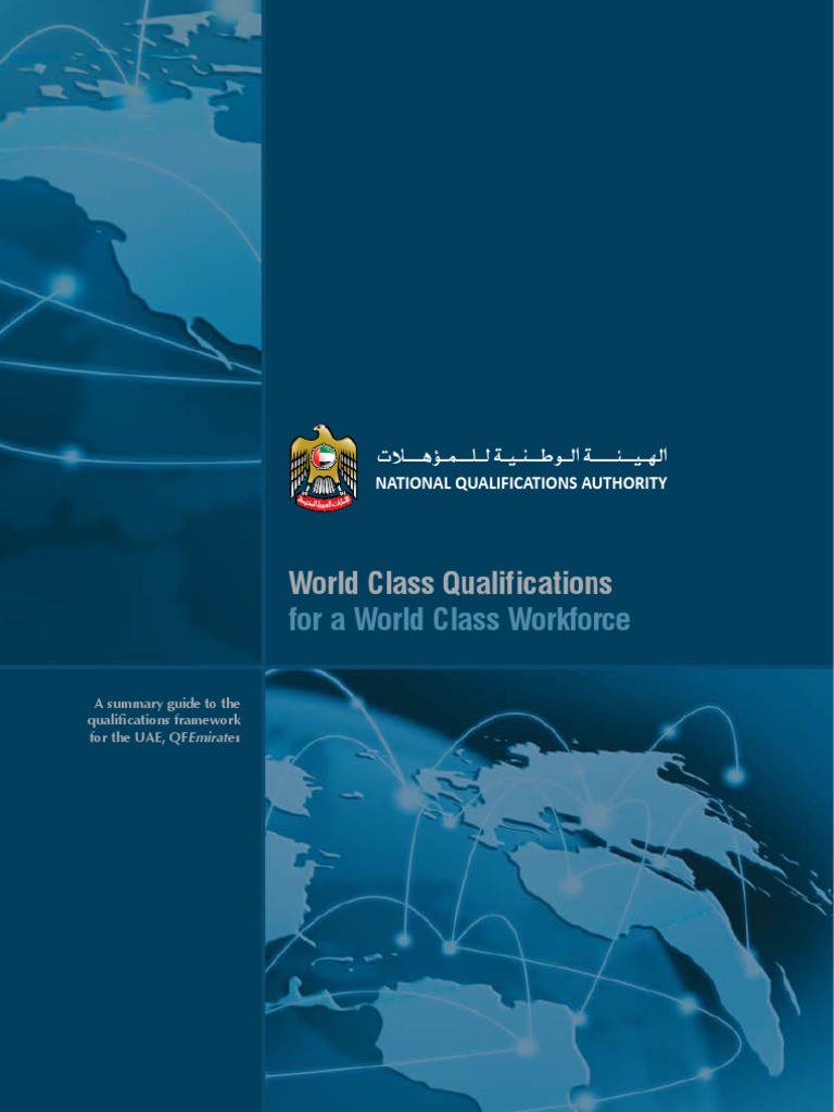 UAE Qualifications Framework | Vocational Education | Learning