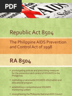 RA 8504 - Philippine AIDS Prevention and Control Act of 1998 | PDF ...