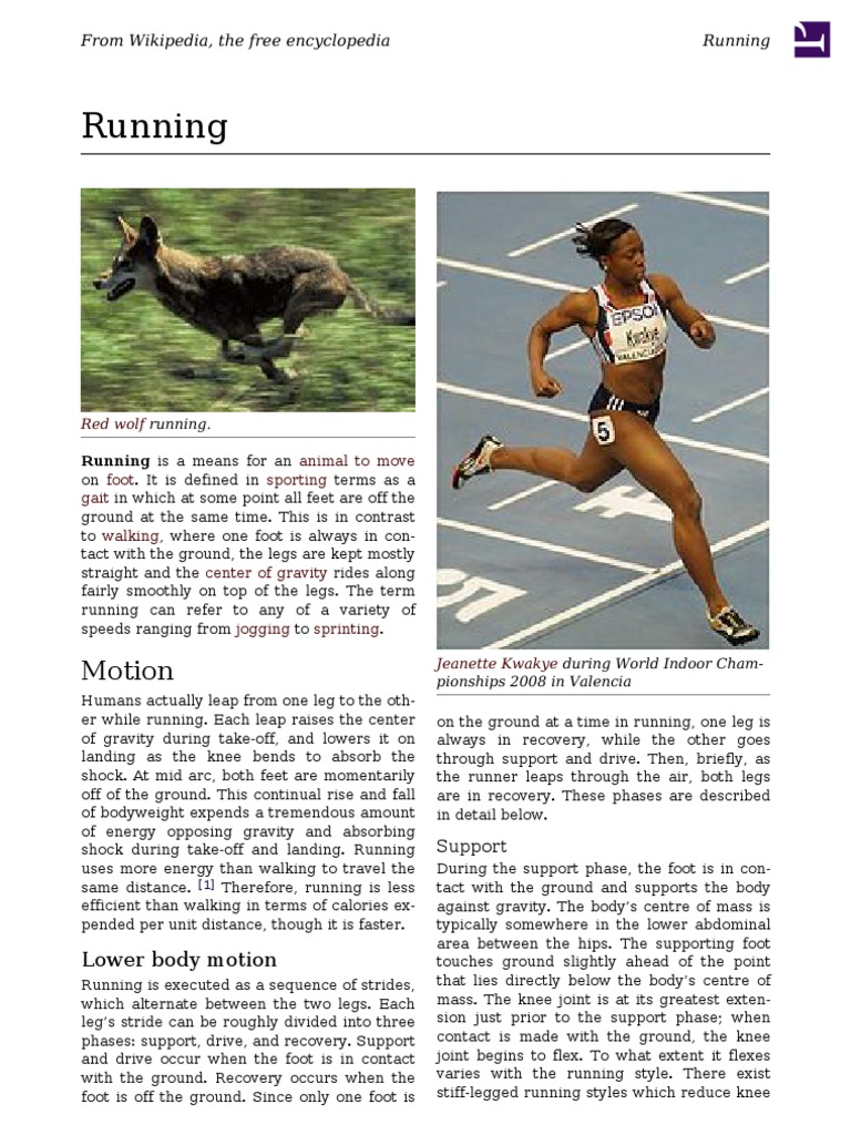 Running | PDF | Running | Sports