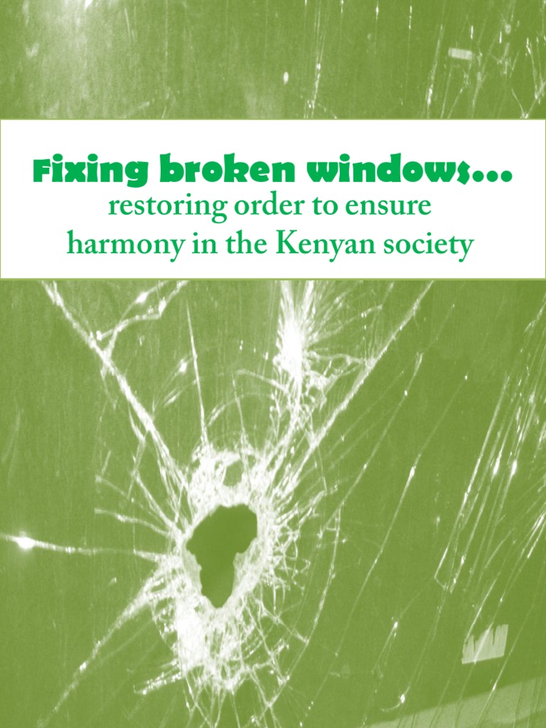 Fixing Broken Windows: A Marvin Sissey Ebook | PDF Fixing Broken Windows: A Marvin Sissey Ebook | PDF