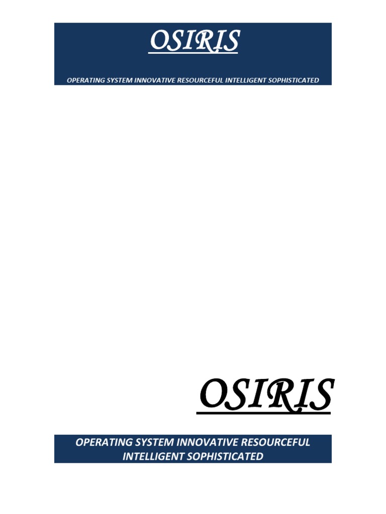 Osiris | PDF | Software | Información