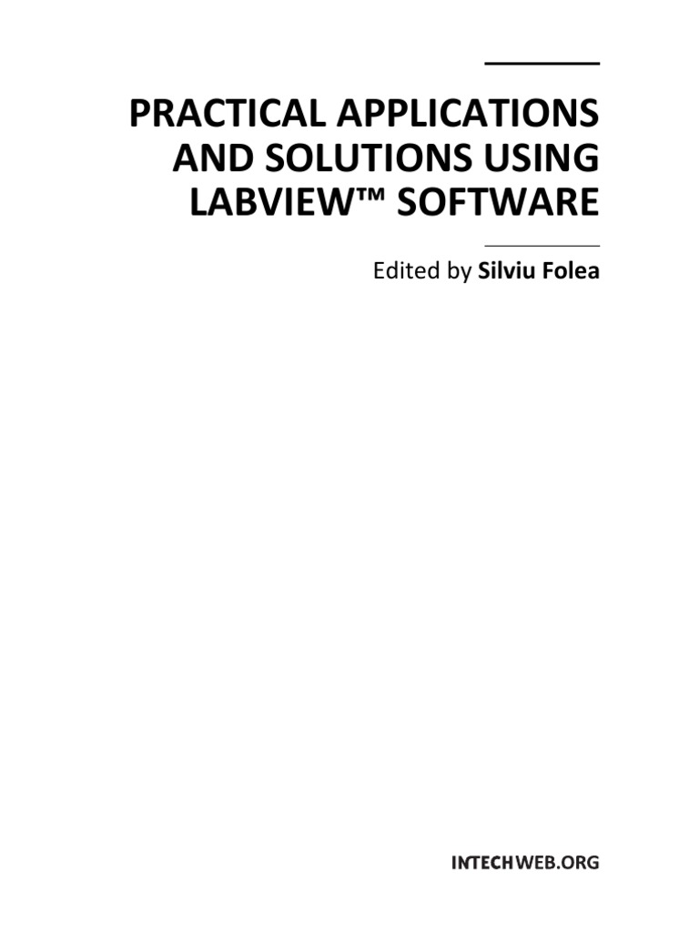Practical Applications and Solutions Using LabVIEW Software | PDF