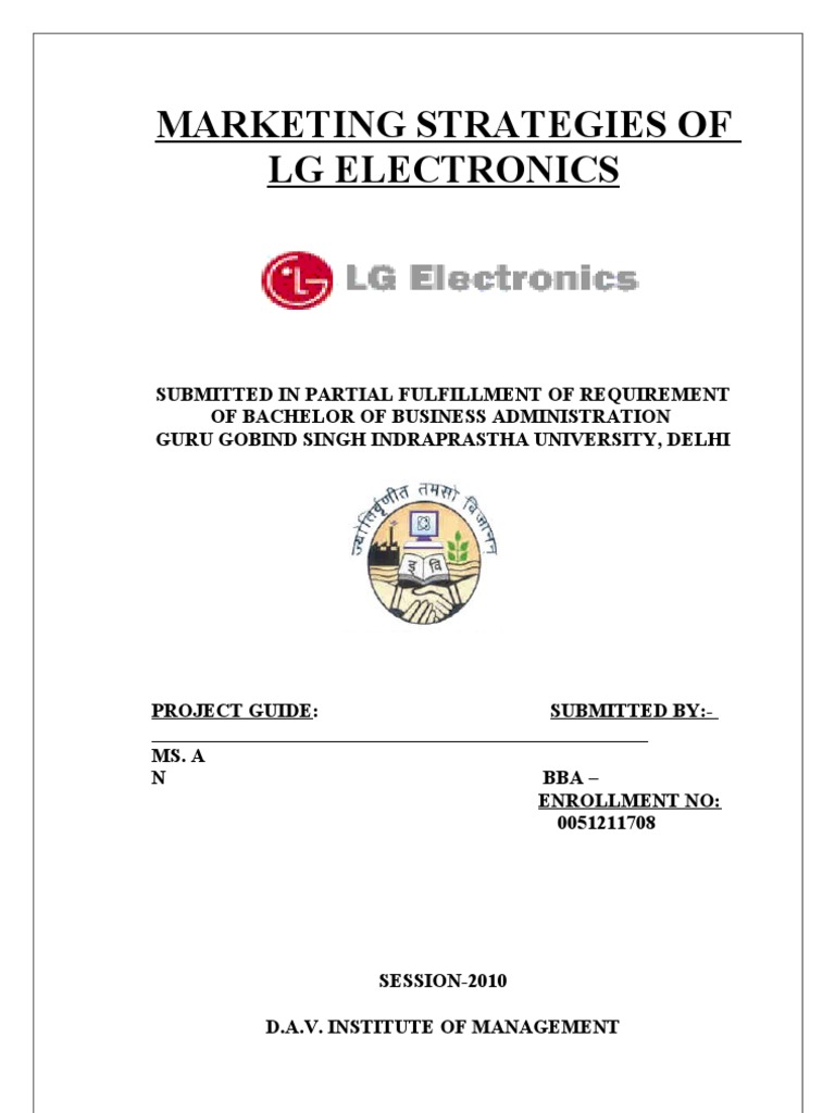 LG Electronics Report | PDF | Strategic Management | Organizational Culture