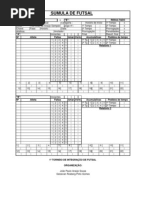 Súmula Campo | PDF | Esportes