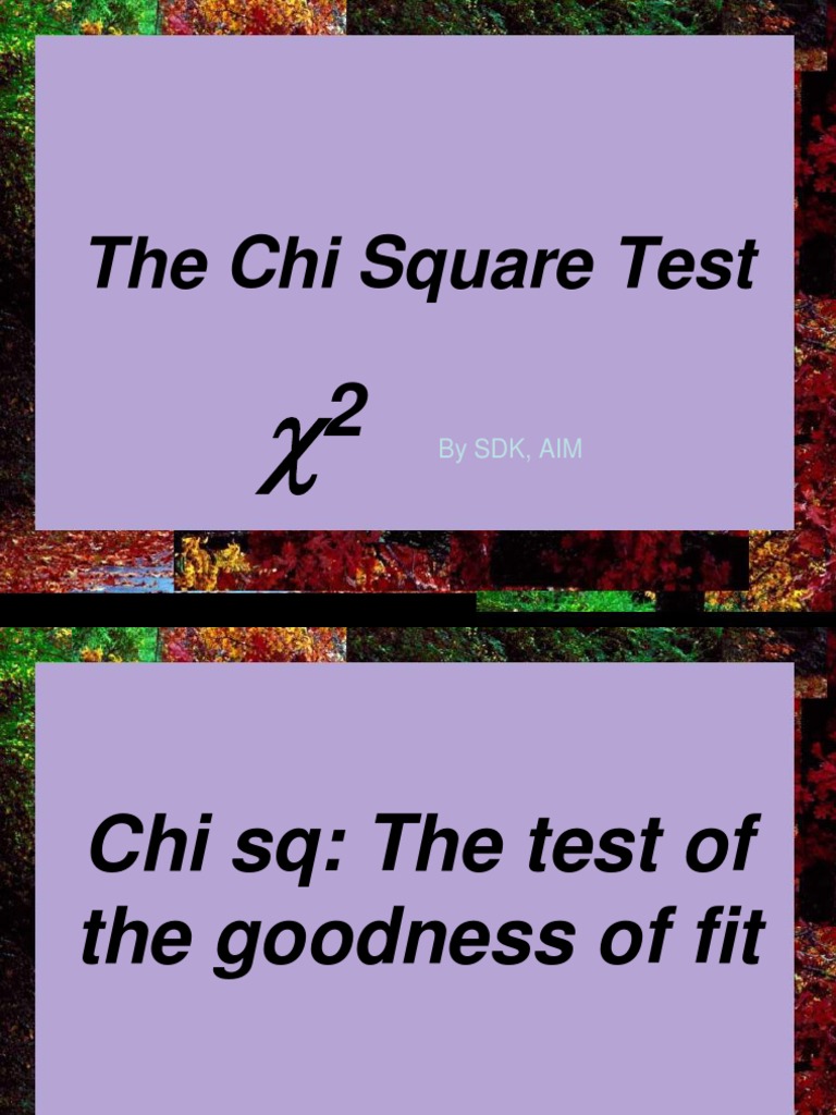 Chi Square Test: Examples and Analysis | PDF | Chi Squared Distribution ...