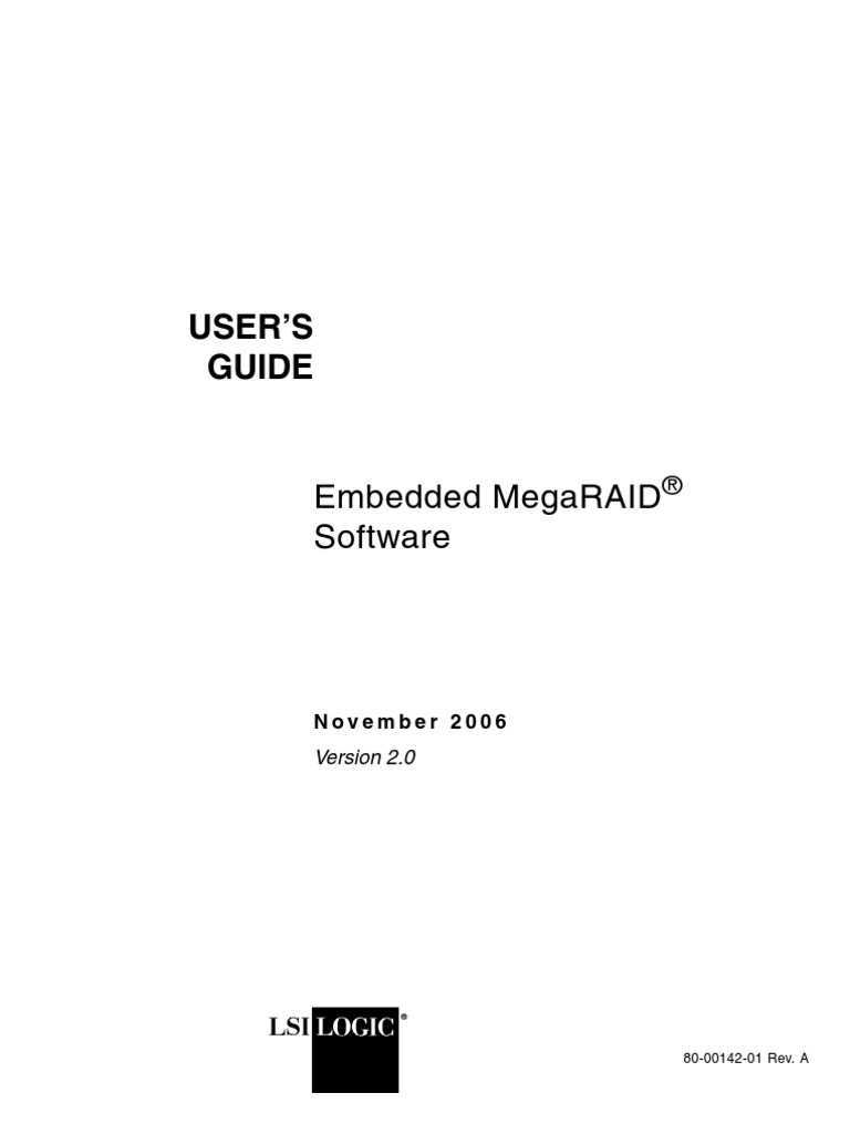 Embedded MegaRAID® PDF | PDF | Bios | Booting