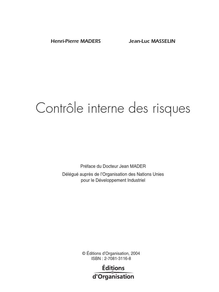 Controle Des Risques Extraits | PDF
