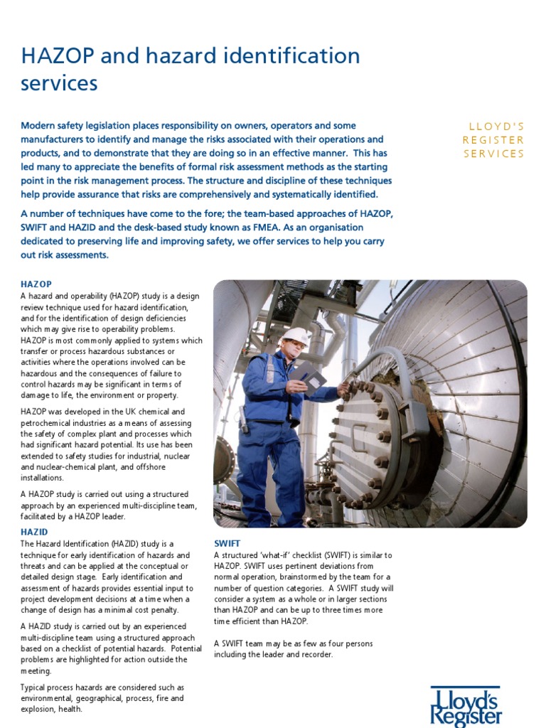 HAZOP & HAZID | Risk Assessment | Hazards