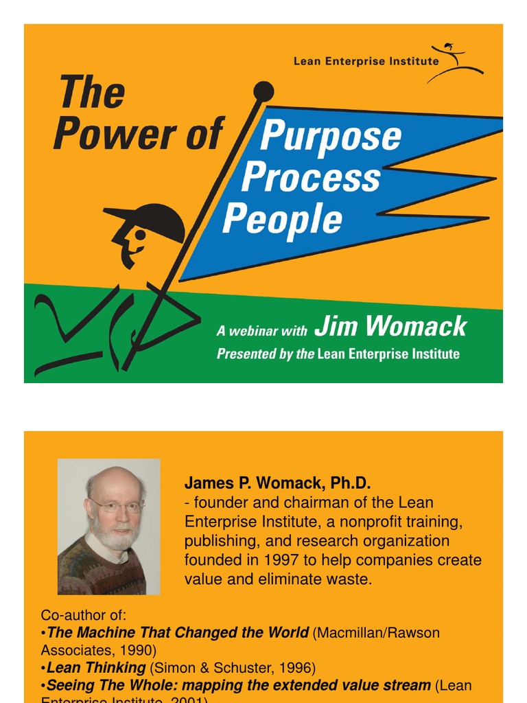 The Power of Purpose, Process, People | PDF