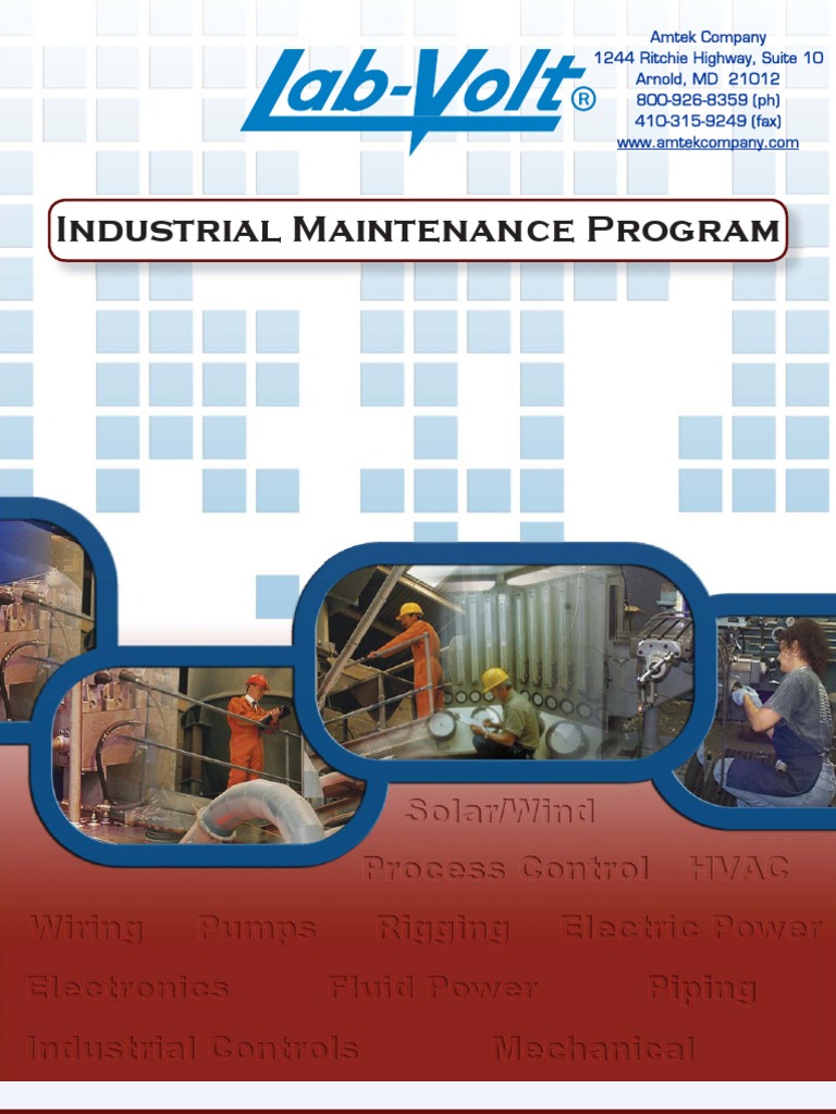 Industrial Maintenance Brochure | PDF | Programmable Logic Controller | Instrumentation