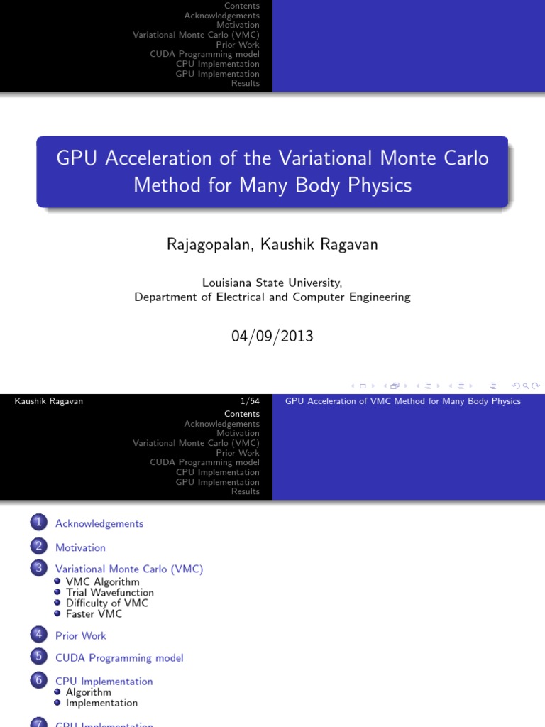 Thesis Defense | PDF | Graphics Processing Unit | Cpu Cache
