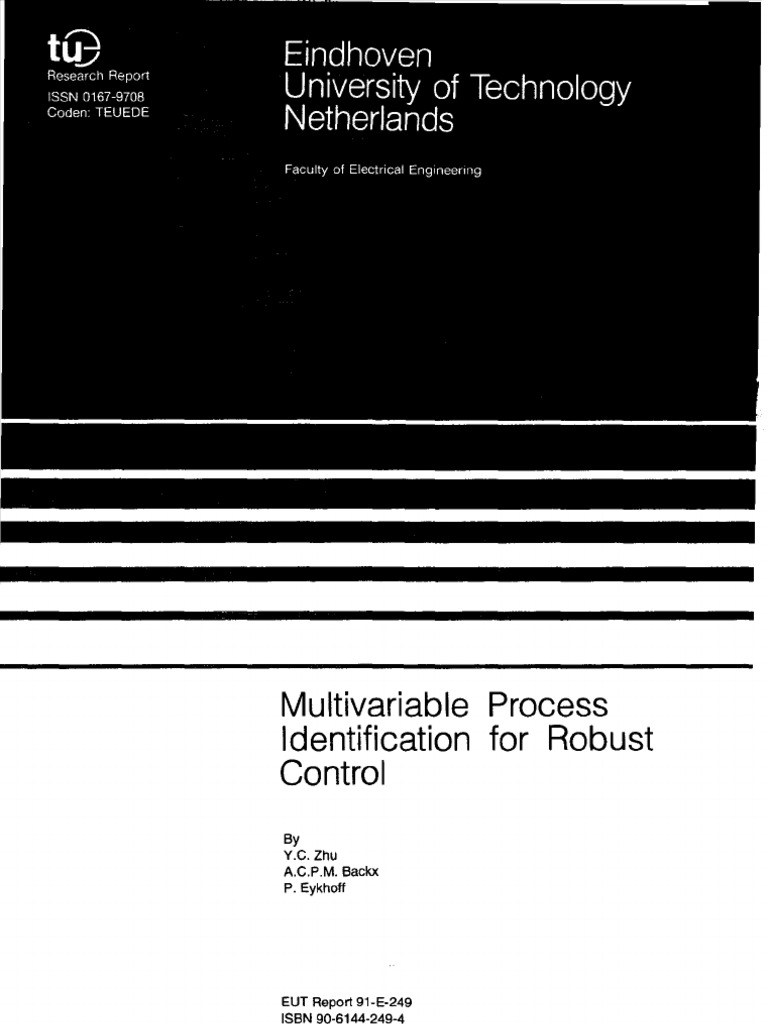 Multivariable Process Identification For Robust Control | PDF | Control Theory | Matrix ...
