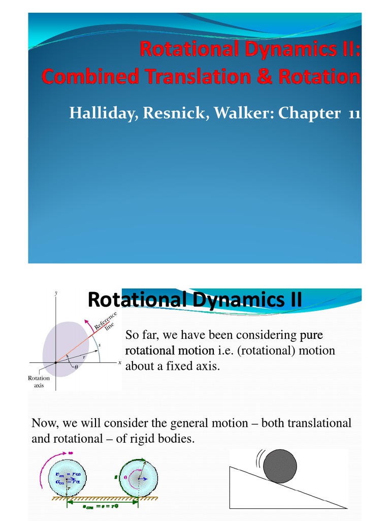 12 Dynamics Rotation 2 | PDF | Rotation Around A Fixed Axis | Rotation