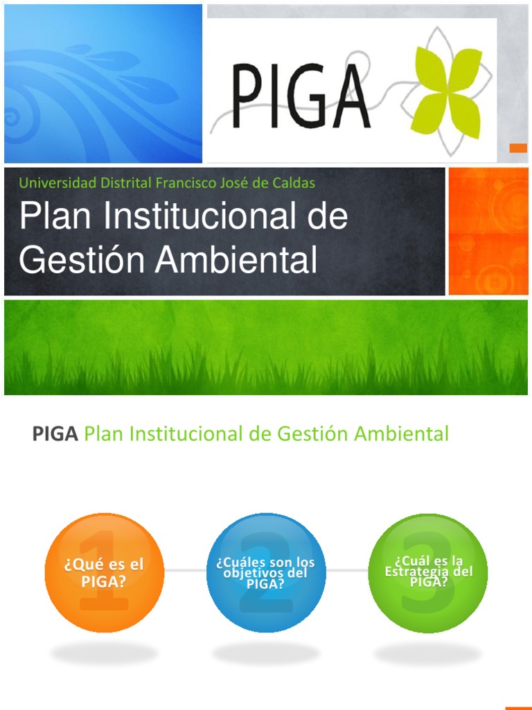 Presentación PIGA | PDF | Science | Tecnología (general)