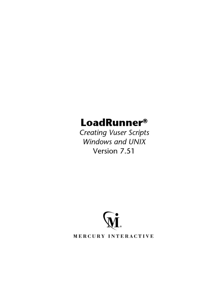 Load Runner Generator | PDF | Parameter (Computer Programming) | Component Object Model