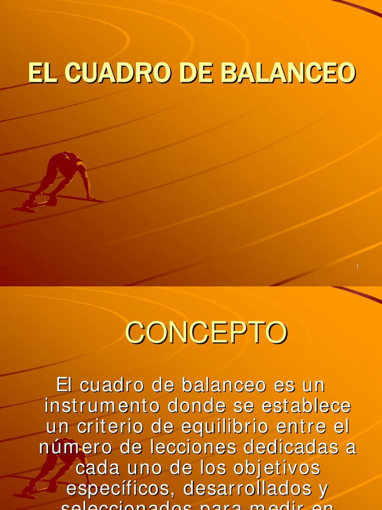 Guía para Crear un Cuadro de Balanceo | PDF