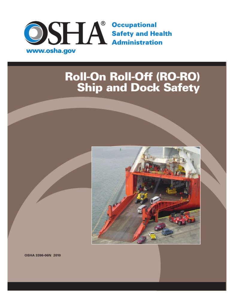 RO-RO Ship and Dock Safety Guidelines | PDF | Occupational Safety And ...