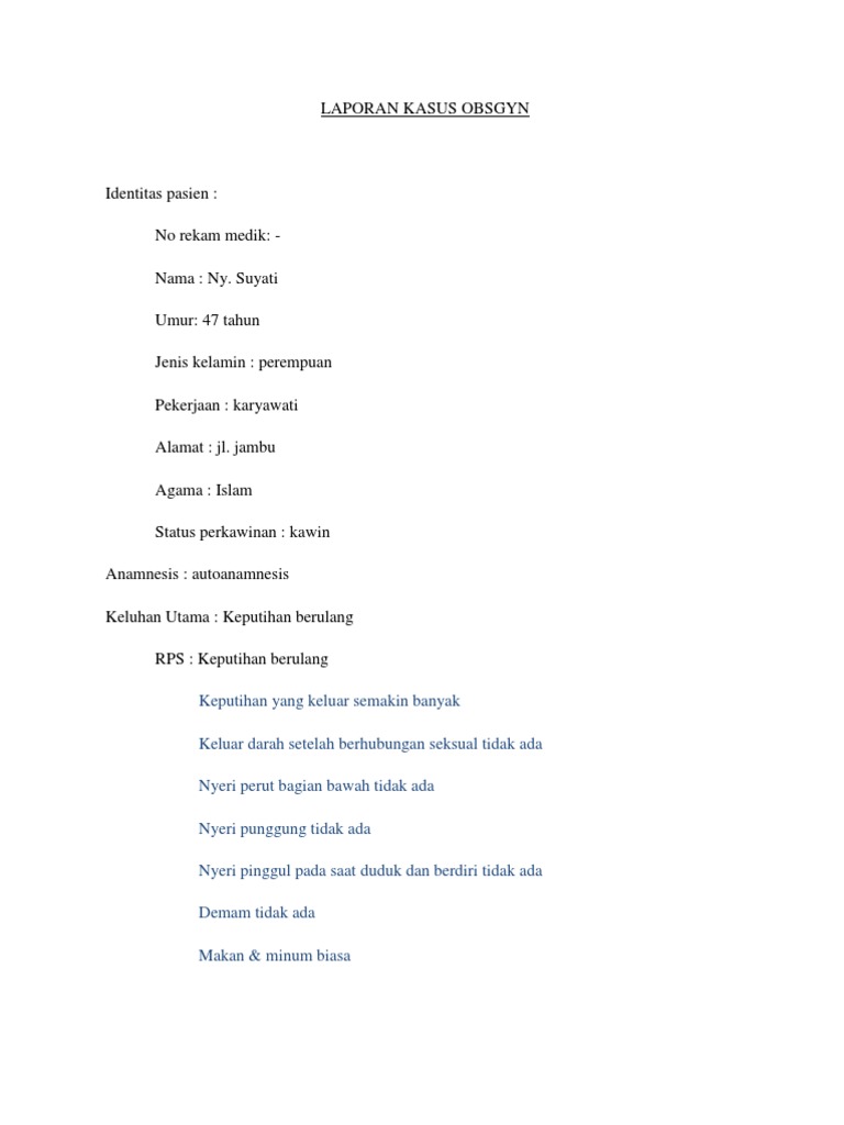 Cervicitis Rahim | PDF