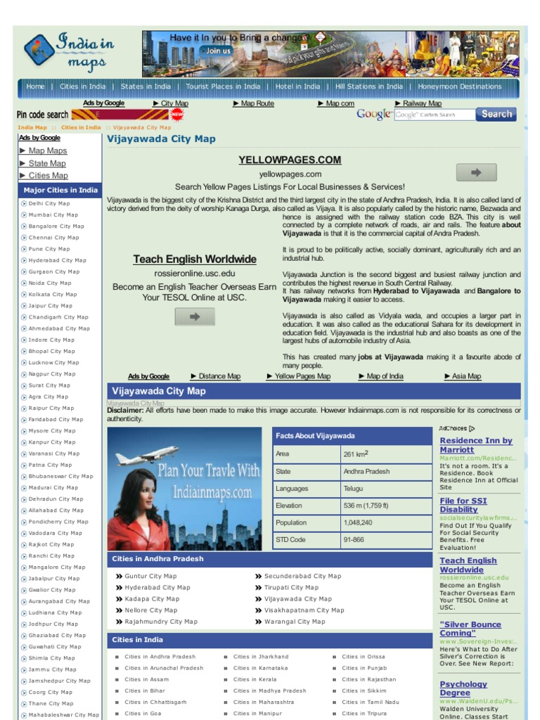 Vijayawada City Map | PDF | South Asia