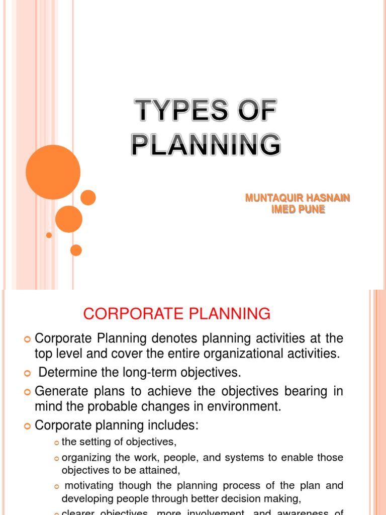 Levels of Planning | PDF | Career & Growth | Business