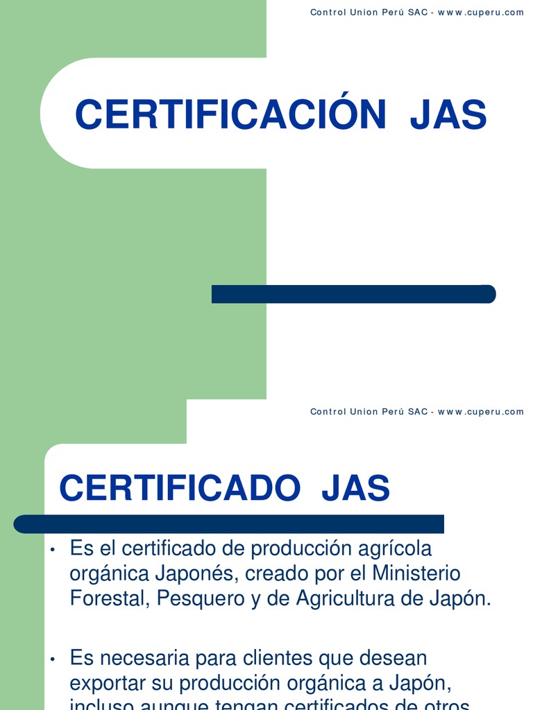 Certificacion Jas | PDF | Calcio | Calidad (comercial)