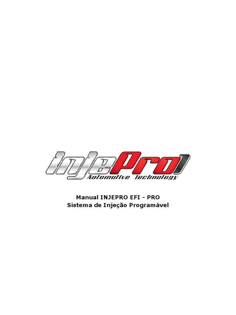 Manual Injepro | PDF | Turbocompressor | Injeção eletrônica