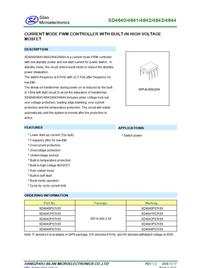 SD4840 4841 4842 4843 4844 | PDF | Electric Power | Physical Quantities