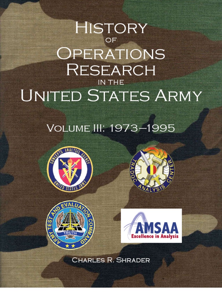 Army Operations Research History | PDF | United States Army | Vietnam War