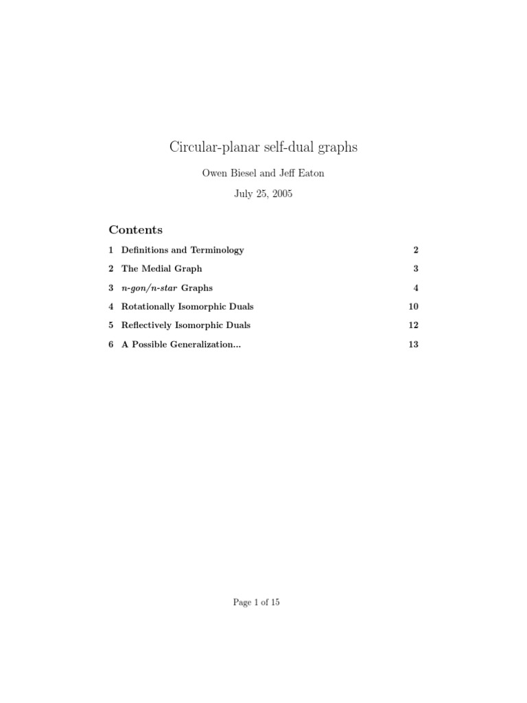 Self Dual - Ps | PDF | Vertex (Graph Theory) | Polygon