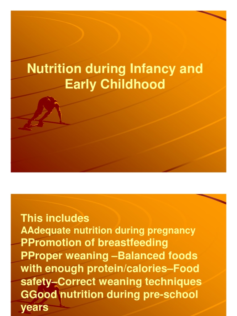 Nutrition During Infancy and Early Childhood PDF | PDF | Breast Milk ...