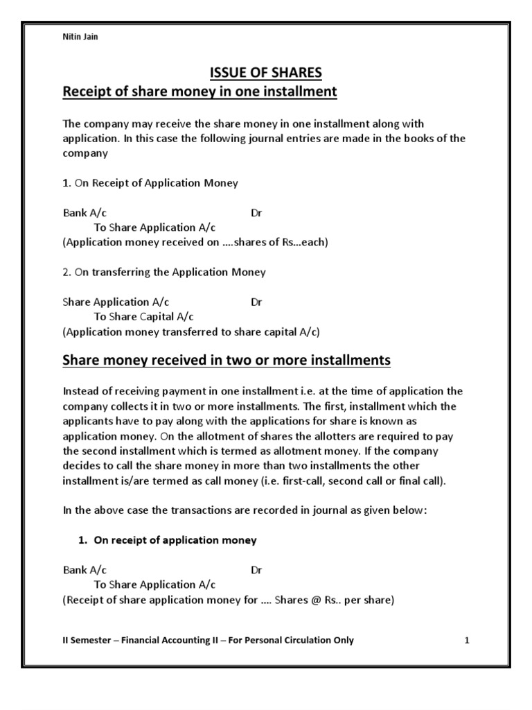 Issue of Shares and Debentures | PDF | Money | Securities (Finance)