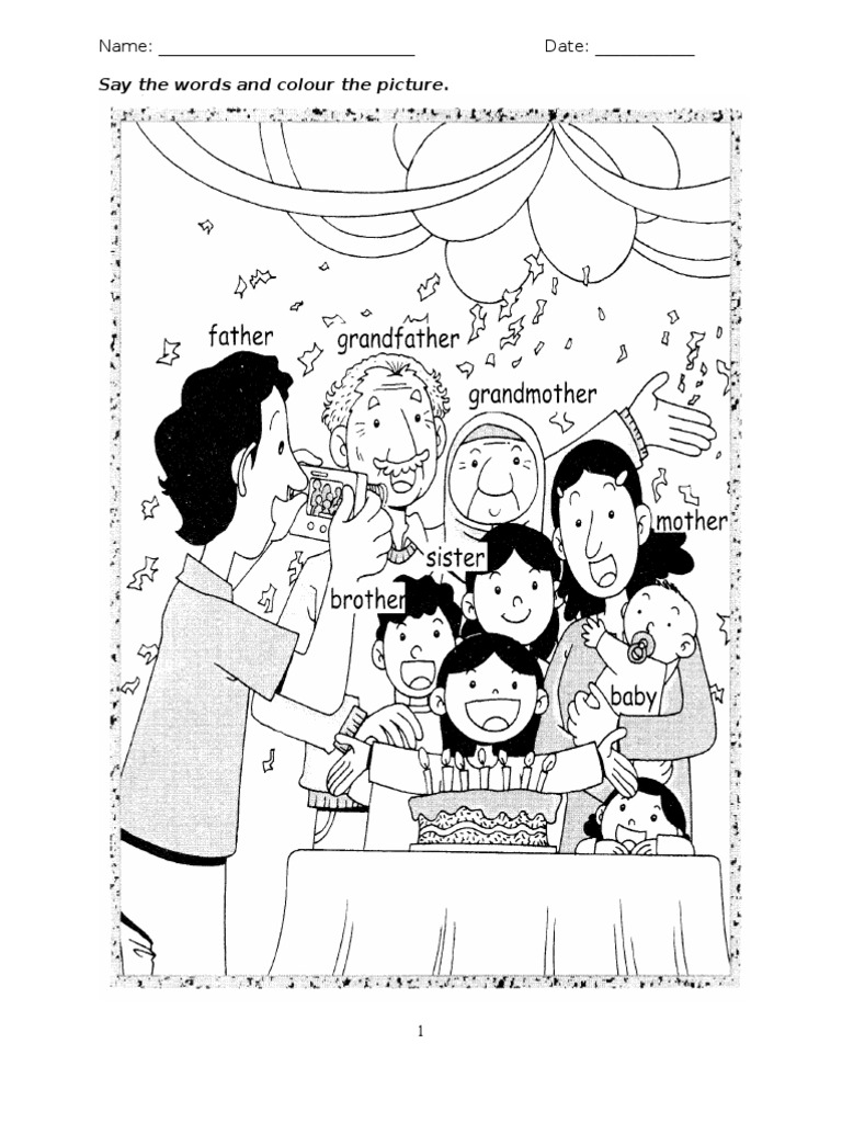 Color and Speak Activity Sheet | PDF | Games & Activities
