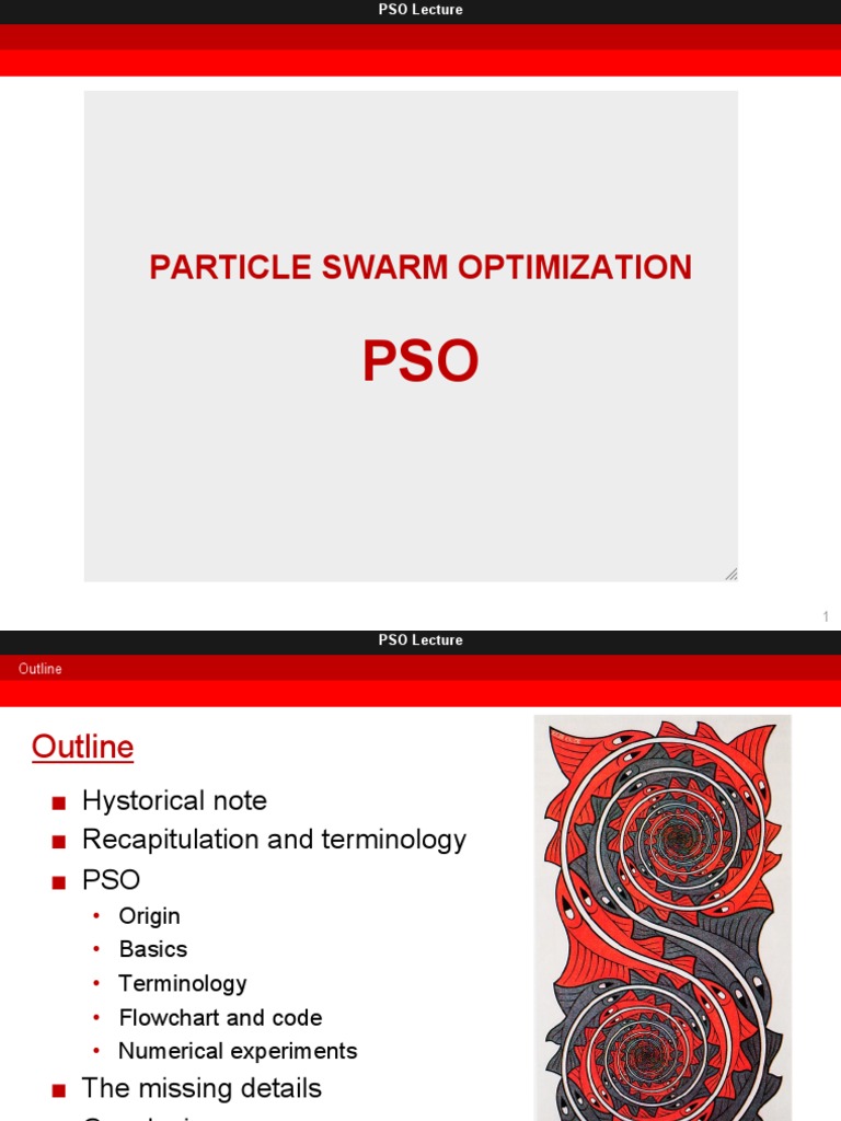 Pso | PDF | Mathematical Optimization | Mathematical Analysis