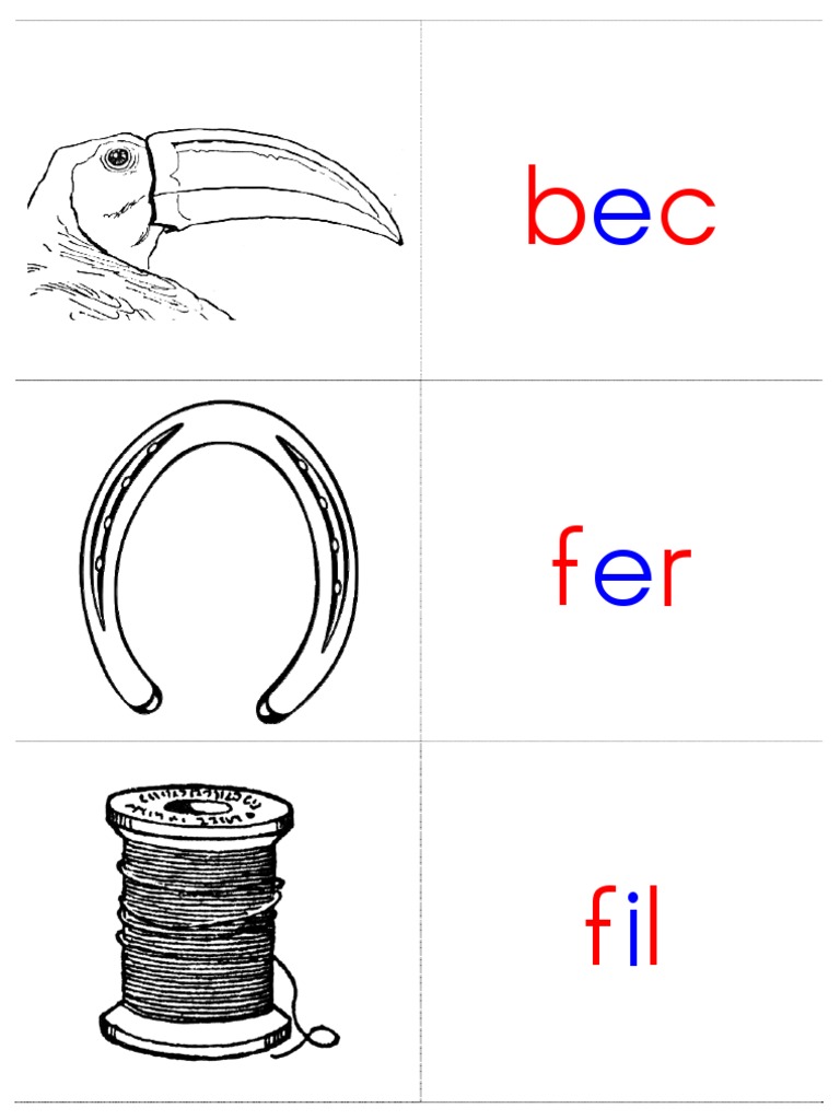 Dictée Muette Montessori Lubienska 2 | PDF
