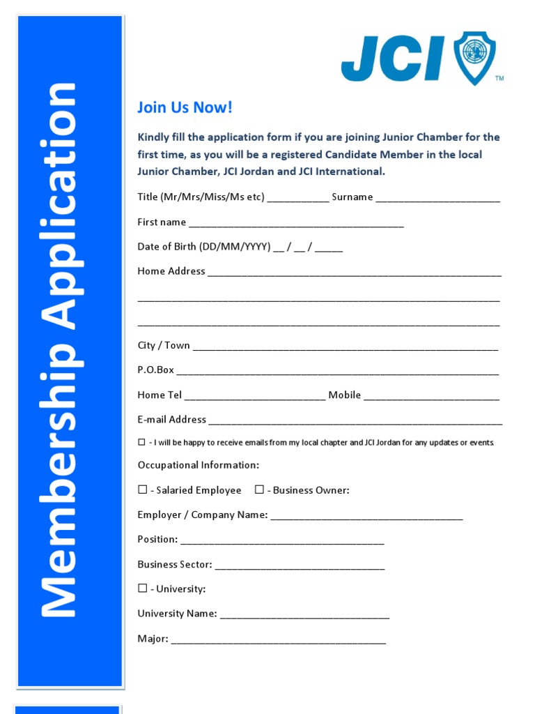 JCI Application | PDF | Business | Computing And Information Technology