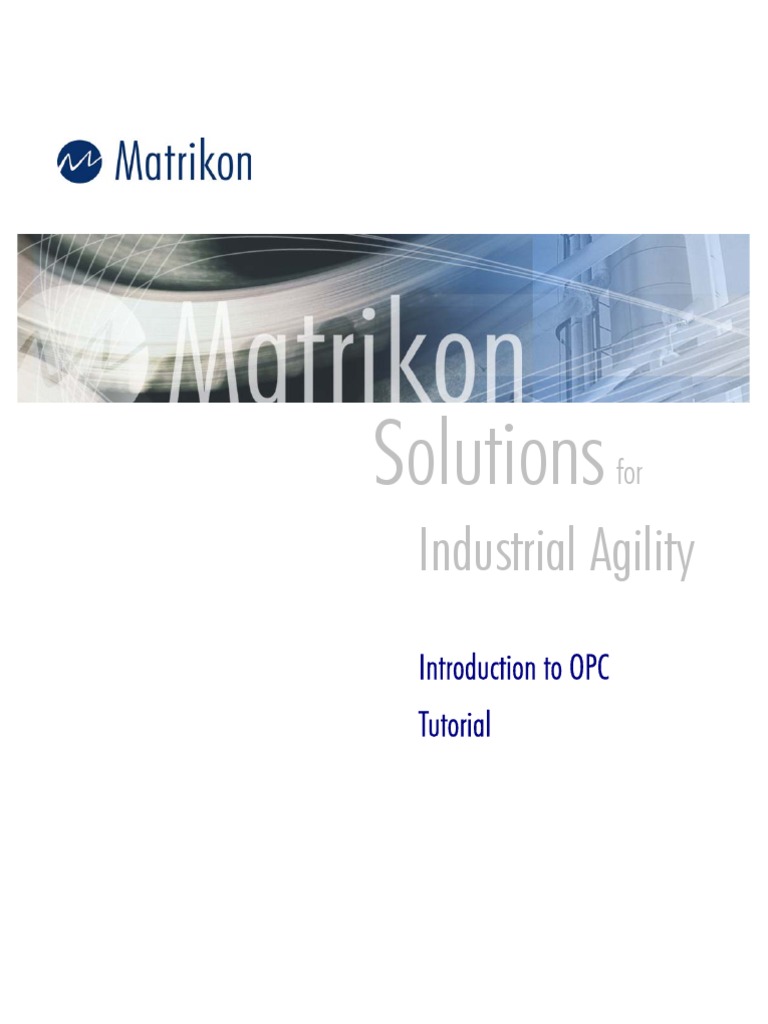 Opc Matrikon Tutorial | PDF | Windows Registry | Component Object Model