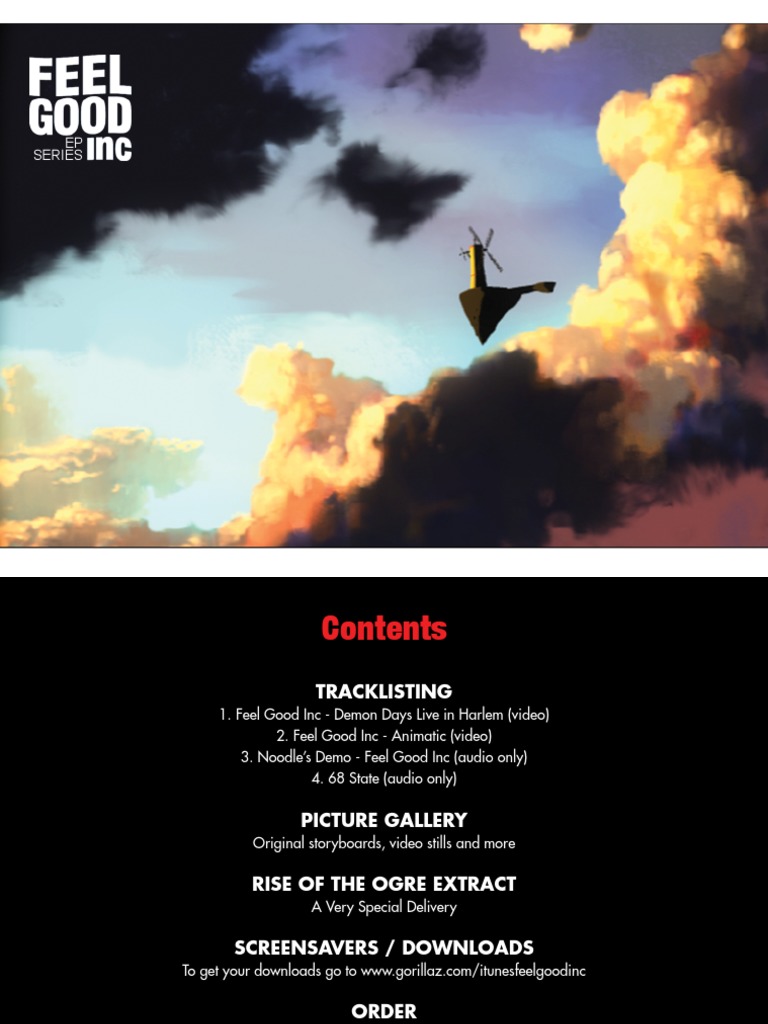 Gorillaz Feel Good Wallpaper Digital Booklet Feel Good Inc. EP | PDF