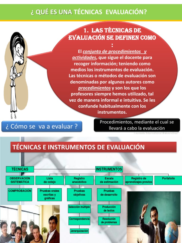 Tecnicas e Instrumentos de Eval. | PDF | Evaluación | Maestros