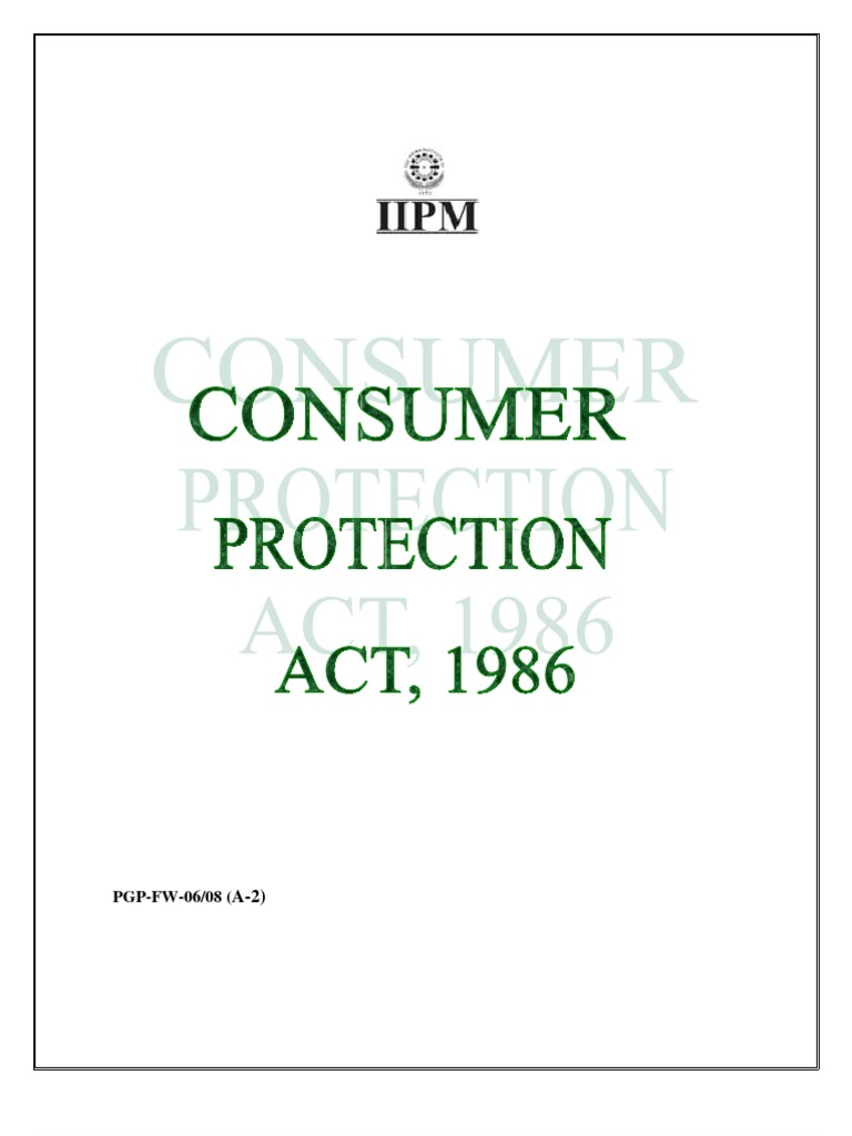 Consumer Protection Act | PDF | Insurance | Consumer Protection