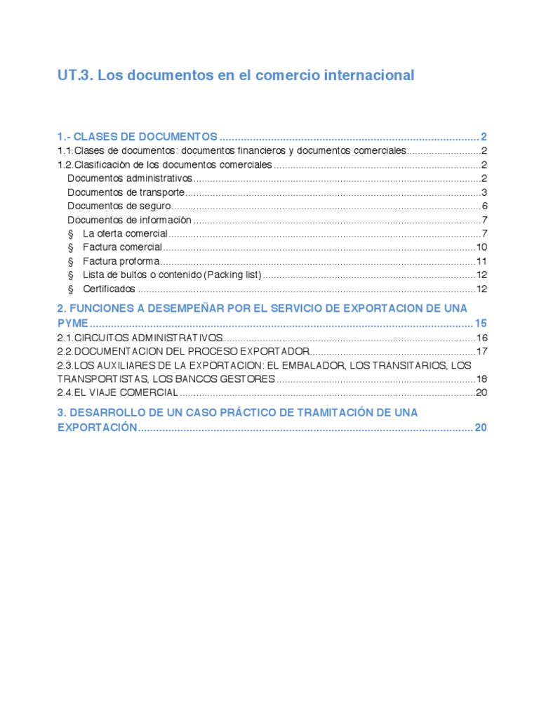 Los Documentos en El Comercio Internacional | PDF | Póliza de seguros ...