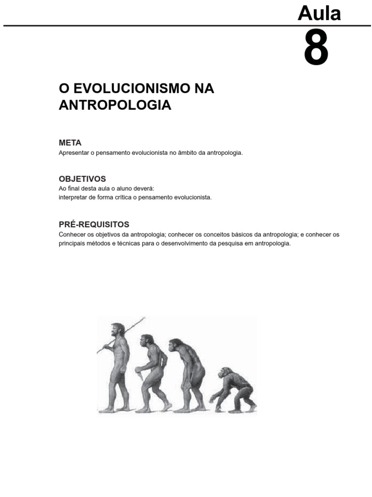 O Evolucionismo de Morgan | PDF | Antropologia | Evolução