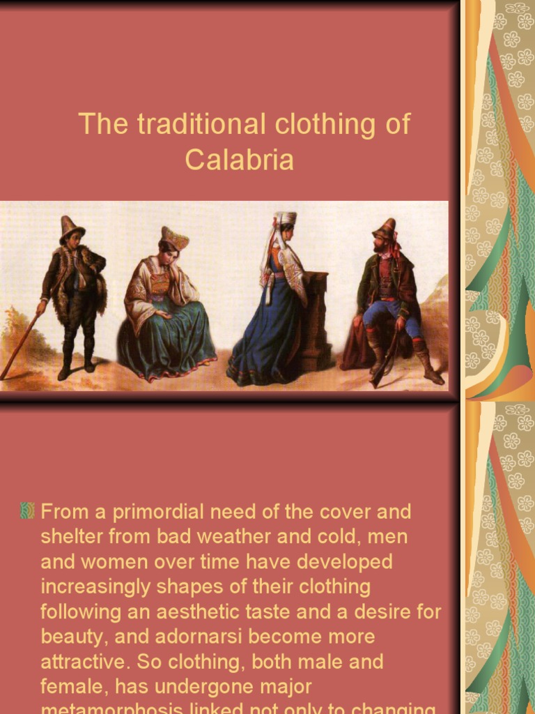 Traditional Clothing of Calabria