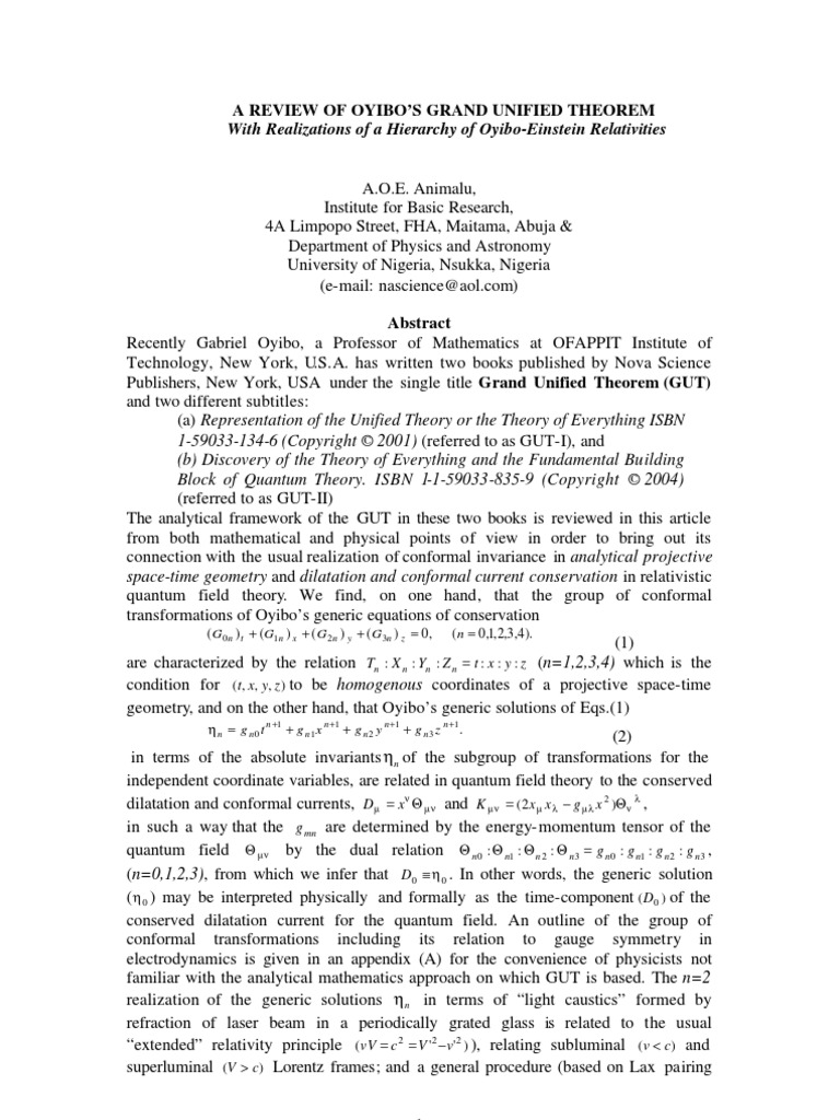 A Review of GAGUT | PDF