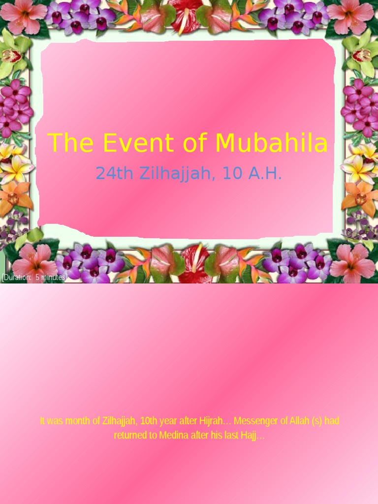 The Event of Mubahila | PDF | Muhammad | Jesus In Islam