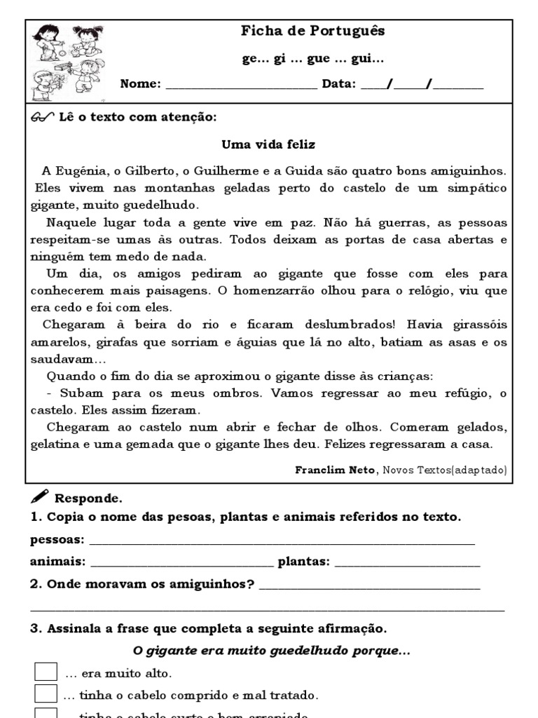 Exercícios Ge Gi Gue Gui | PDF | Idiomas