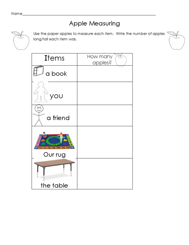 Apple Measurement Activity Guide | PDF