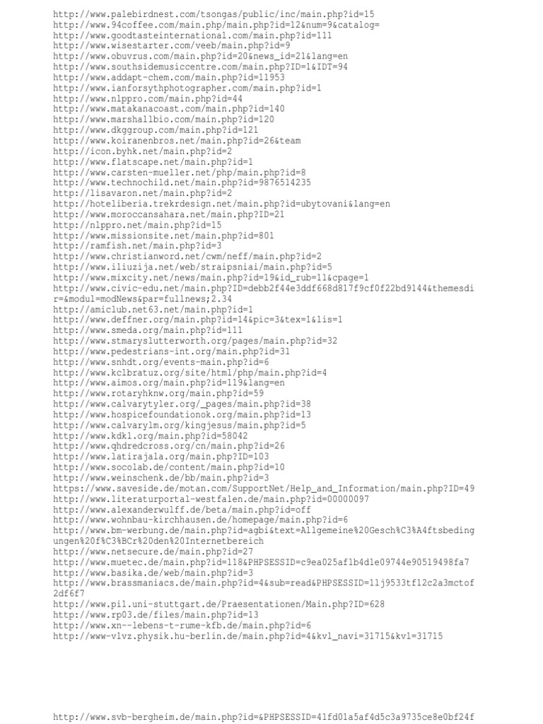 SQL Vulnerable Sites 7 | PDF