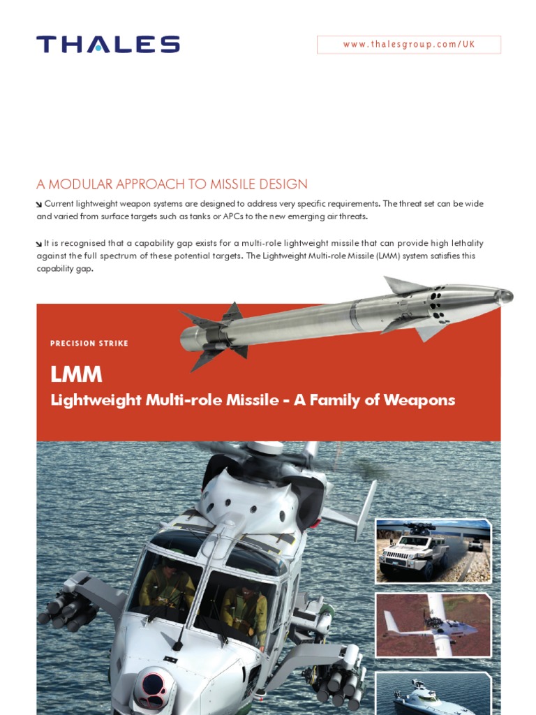Thales LMM | PDF | Missile | Military Science