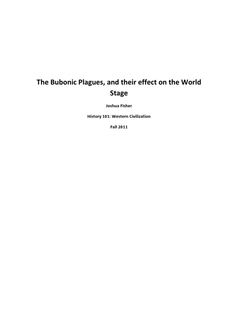 The Bubonic Plagues | PDF | Pandemic | Black Death